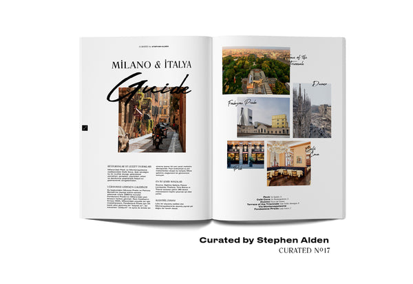 Milan & Italy Guide by Stephen Alden | curatedmagazine